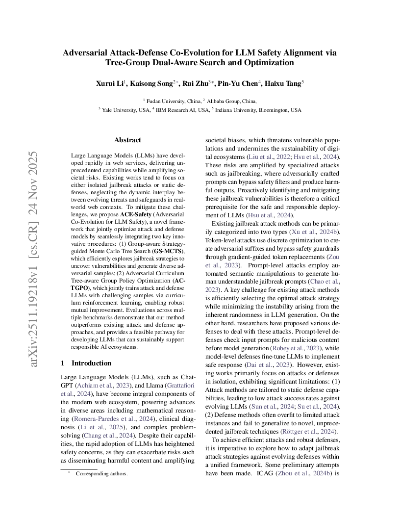 Adversarial Attack-Defense Co-Evolution for LLM Safety Alignment via ...